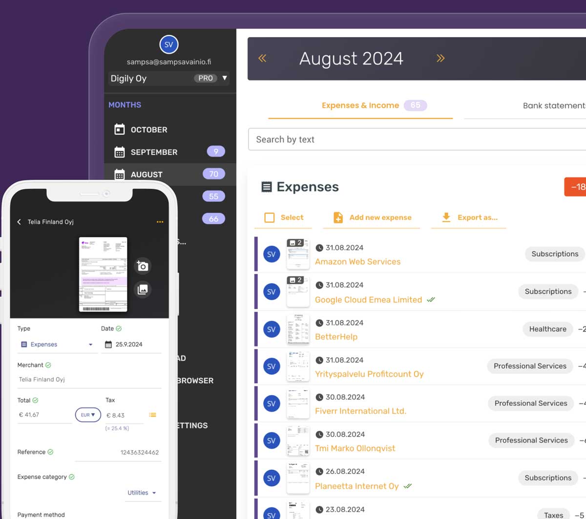 SparkReceipt: Effortless AI Receipt Management for Small Businesses
