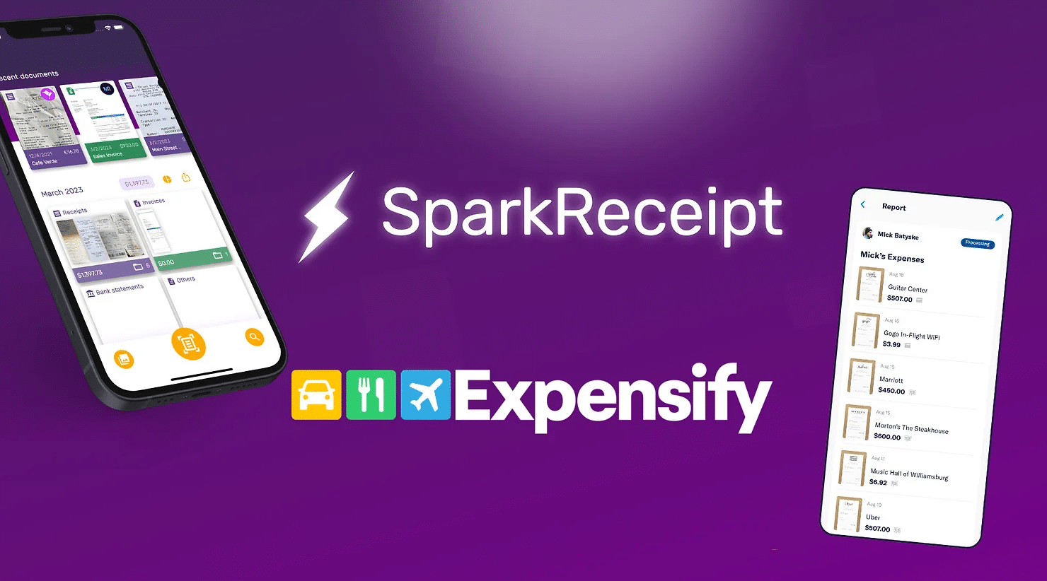 Expensify vs SparkReceipt | Features, Pricing and Pros/Cons